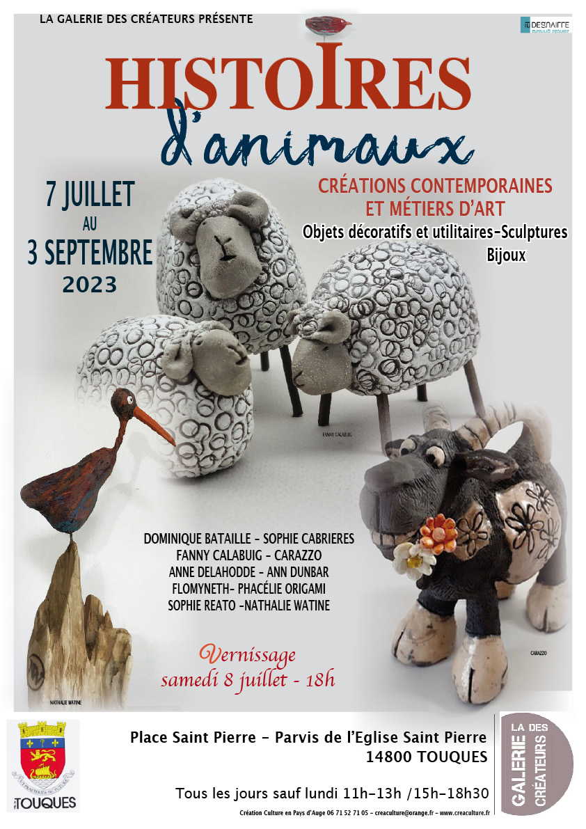 Exposition "Histoire d'animaux" - Ville de Touques