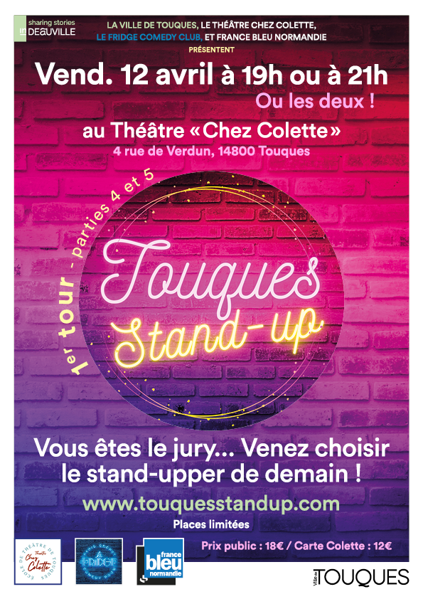 Touques Stand up - Tour 1 - parties 4 & 5 - Ville de Touques